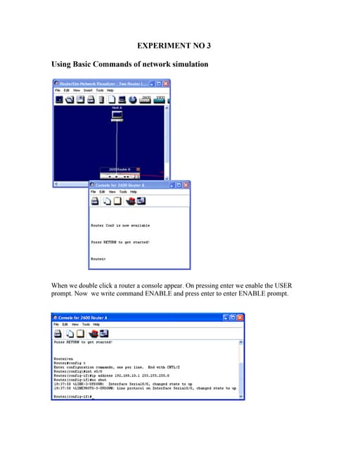 Cisco router basic configuration commands | PDF