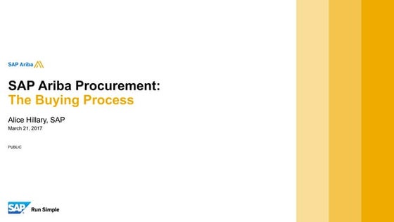 Leveraging Ariba Sourcing eAuction Functionality | PPT