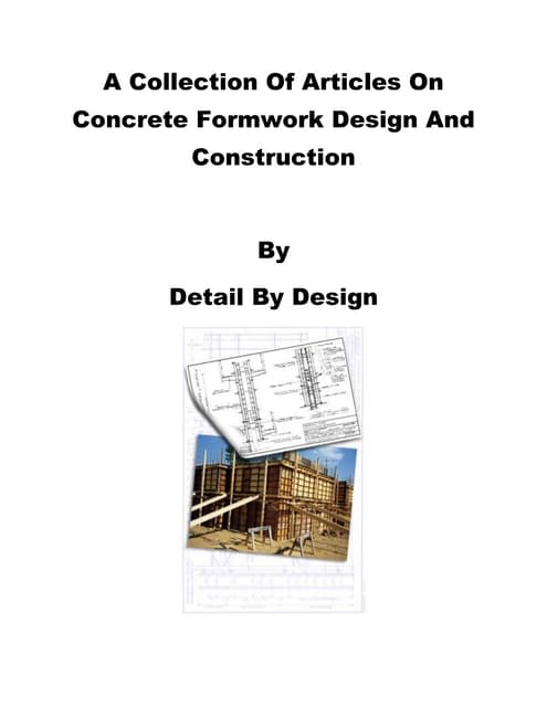 Formwork | PDF