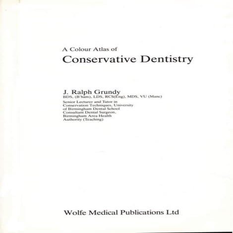 A colour atlas of conservative dentistry | PDF