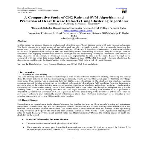 A comparative study of cn2 rule and svm algorithm | PDF