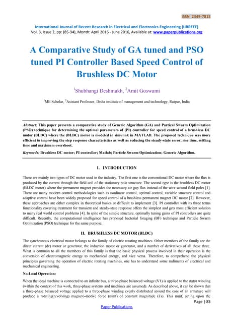Identifying Three Phase Induction Motor Equivalent Circuit Parameters from Nameplate Data by ...