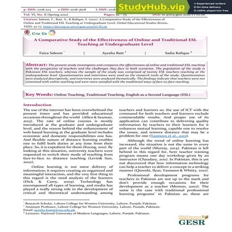 A Correlational Study Of Digital Literacy Comprehension Toward Students ...