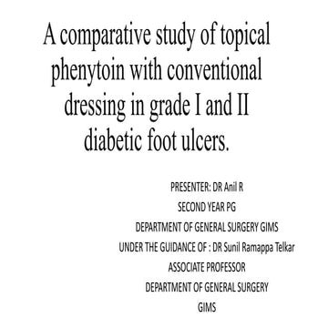 A comparative study of topical phenytoin with conventional dressing in ...