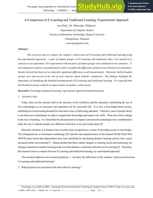 Affective e-learning approaches, technology and implementation model: a ...