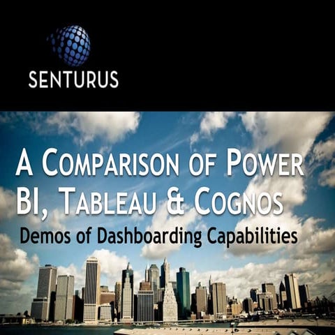 A Comparison Of Power Bi Tableau And Cognos Ppt