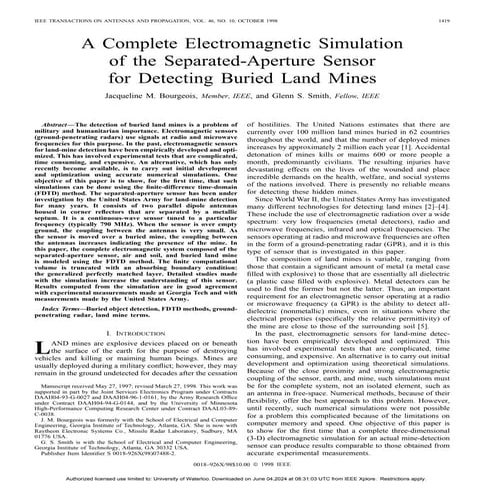 Acompleteelectromagneticsimulationoftheseparated Aperturesensor