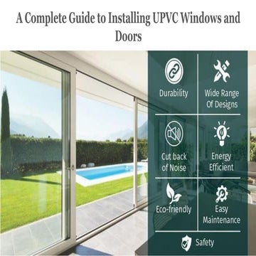 A Complete Guide to Installing UPVC Windows and Doors | PDF