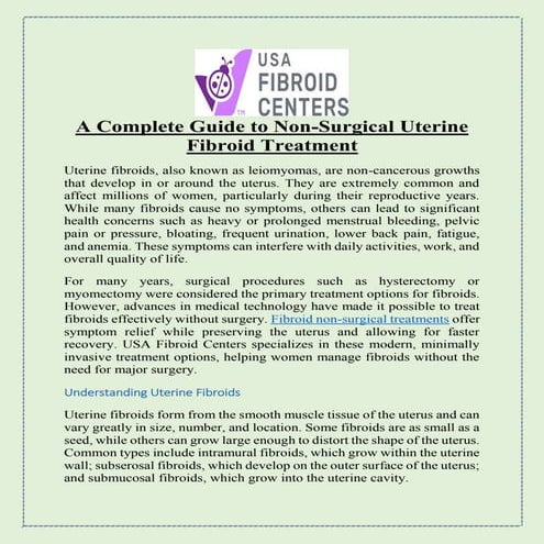 A Complete Guide to Non-Surgical Uterine Fibroid Treatment.pdf