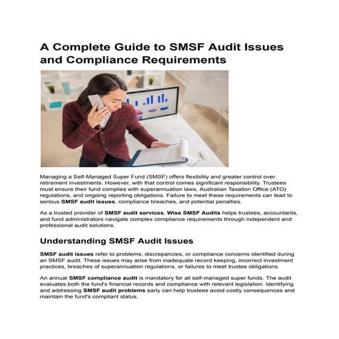 SMSF Audit Process_ A Complete Guide to Compliance Requirements ...