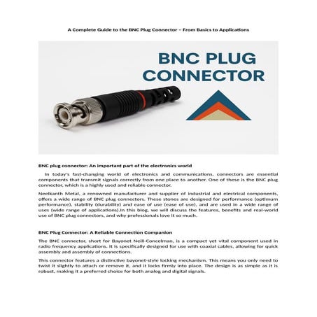 A Complete Guide to the BNC Plug Connector.docx