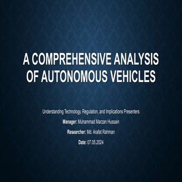 A Comprehensive Analysis of Autonomous Vehicles.pptx