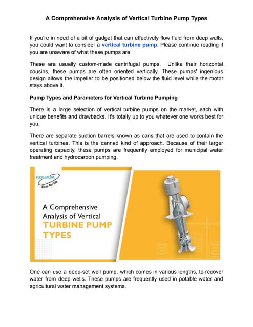 What Is a Multi-Stage Centrifugal Pump? | PDF | Technology & Computing
