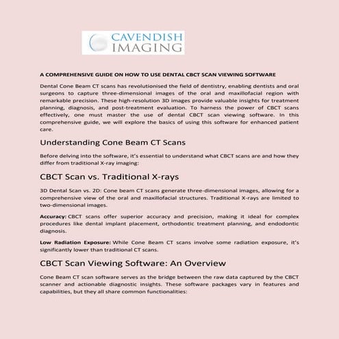 A Comprehensive Guide on How to Use Dental CBCT Scan Viewing Software - Cavendish Imaging.pdf