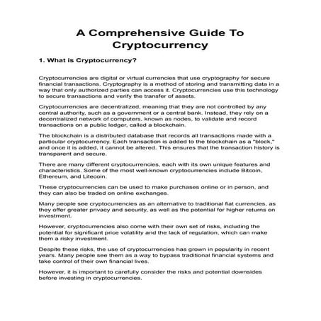 A Comprehensive Guide To Cryptocurrency.pdf