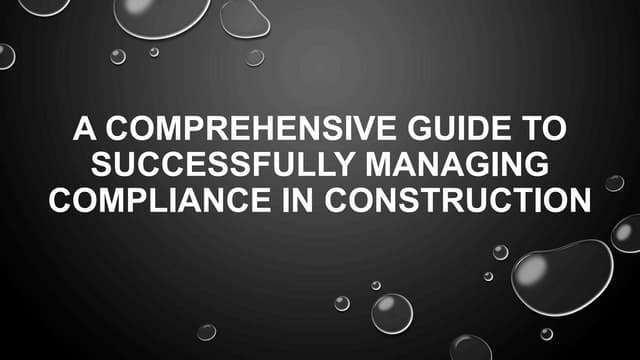 A Comprehensive Guide to Successfully Managing Compliance in ... A Comprehensive Guide to Successfully Managing Compliance in ...