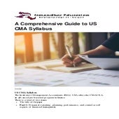 A comprehensive guide to us cma syllabus converted | PPTX