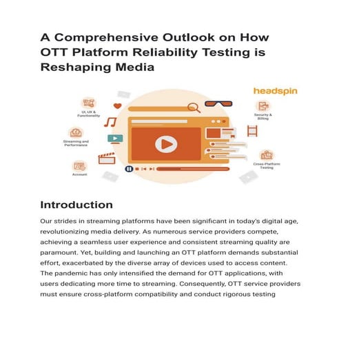 A Comprehensive Outlook on How OTT Platform Reliability Testing is ...