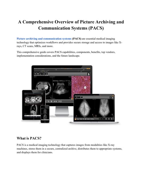 Pacs system | PPTX