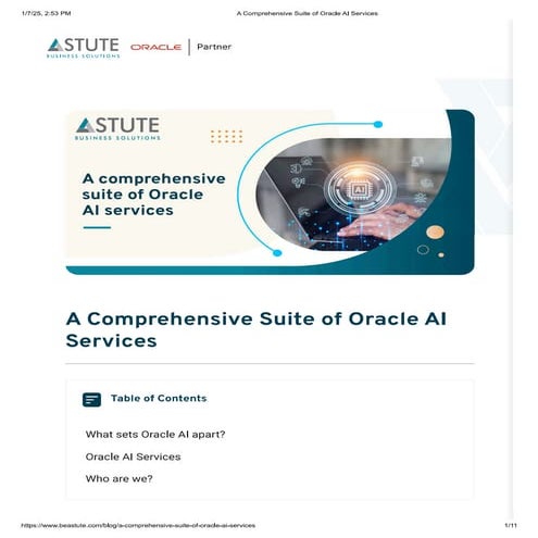 A Comprehensive Suite of Oracle AI Services.pdf