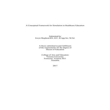 A Conceptual Framework for Simulation in Healthcare Education.pdf