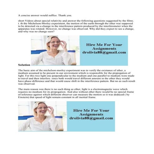 A concise answer would suffice- Thank you- short Videos about special.docx