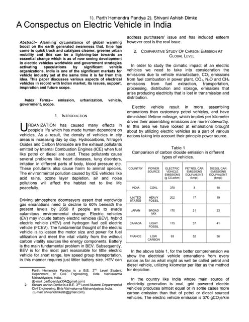 Electric vehicles in India- scope and challenges | PPTX | Automotive ...