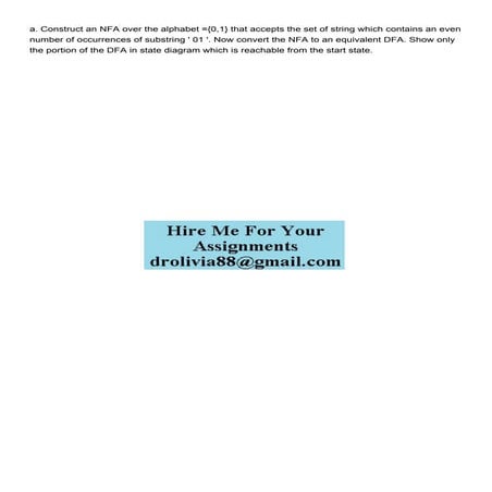 a Construct an NFA over the alphabet 01 that accepts th.pdf ...