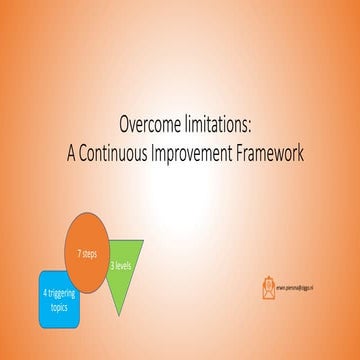 A Continuous Improvement Framework | PPTX