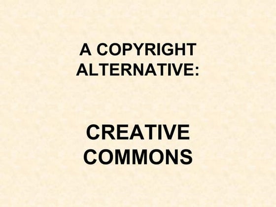 Fact Sheet, Copyright and the Creative Commons | PDF