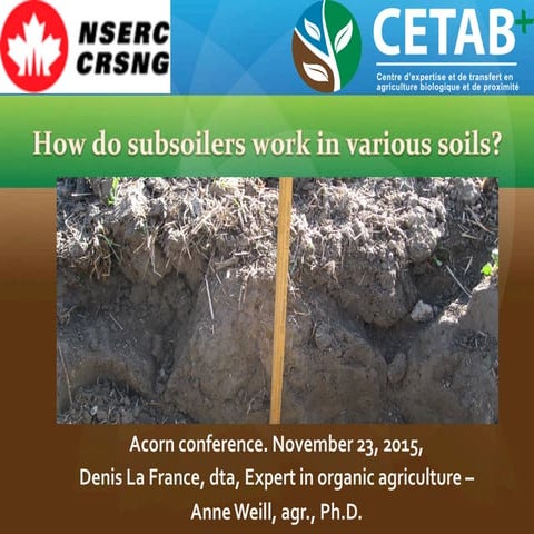 How Subsoilers Work in Various Soils - Study | PDF | Agriculture ...