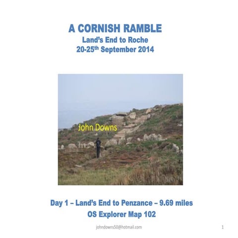 A walk from Land's End to Penzance in Cornwall | PPTX | Road Trips | Travel Type