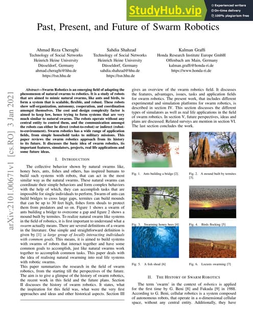 Communication in Swarm Robotics | PDF | Beekeeping | Hobbies & Interests