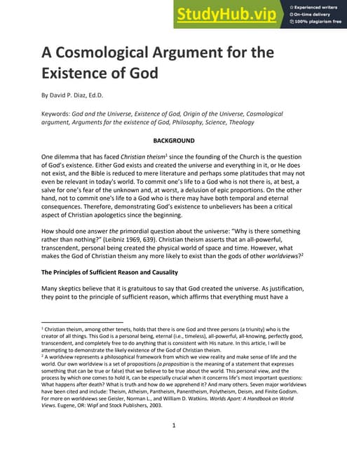 Proofs for the Existence of God Powerpoint | PPT | Agnosticism ...