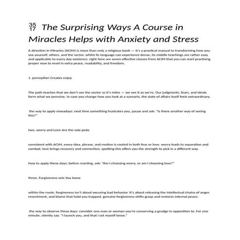 a course in miracles.docxa course in miracles | DOCX
