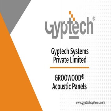 Acoustic Panels | Manufacturer & Supplier in India | Gyptech Systems | PPT