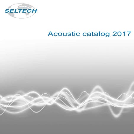 Acoustic components speakers, microphones, audio exciters - seltech ...