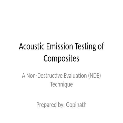 Acoustic Emission Composites .pptx