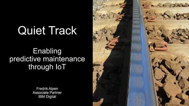 Integrated Track Monitoring System Indian Railways | PPTX