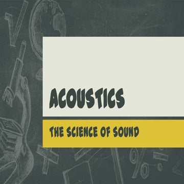 Acoustics | PPT