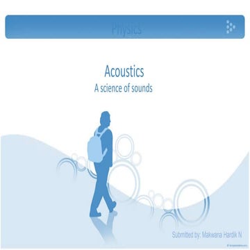 Acoustics Presentation | PPT