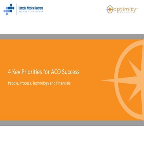 4 Key Priorities for ACO Success: People, Process, Technology ...