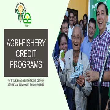 Support to Co-ops by ACPC | PDF