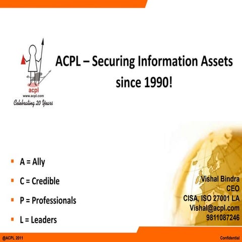 Acpl Brief profile | PPTX