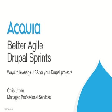 Better Agile Drupal Sprints | PPT