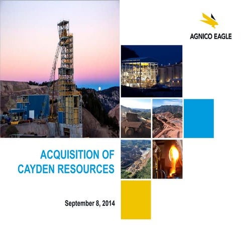 Acquisition Of Cayden Resources | PDF