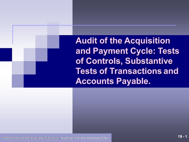 Chapter 14 Audit of the Sales and Collection Cycle.ppt | Business ...