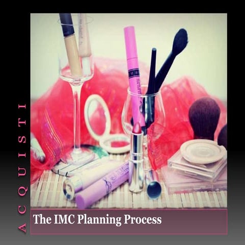 imc-planning-process-slides on online business | PPT