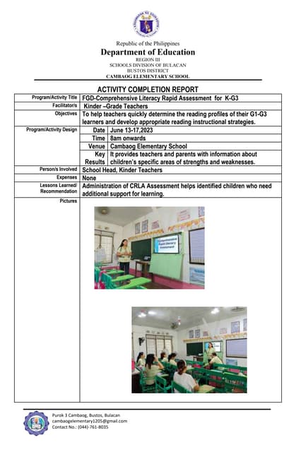 SF9 Card Grade I Sample Template 2025-2026 | DOCX