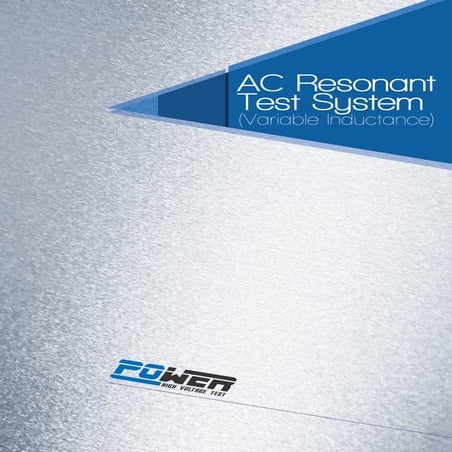 AC Resonant Test System | PDF